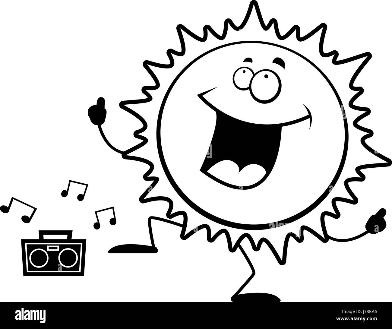 Dancing sun Black and White Stock Photos & Images - Alamy