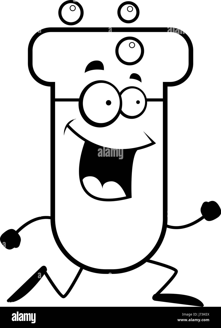 Cartoon illustration test tube science Cut Out Stock Images & Pictures ...