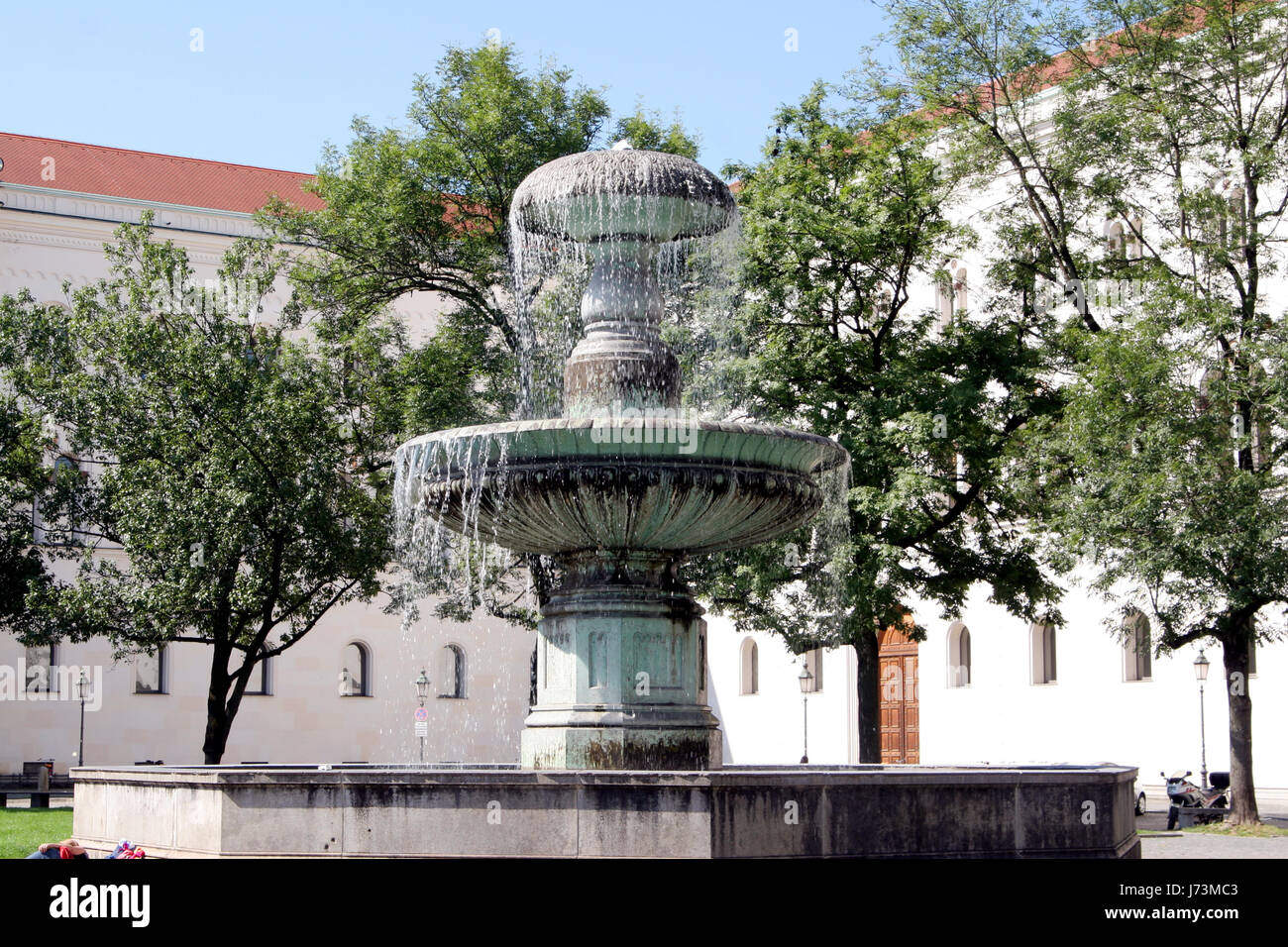 bavaria metal munich fountain university educational institution ...
