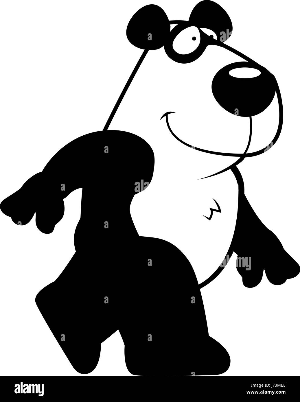 Panda animal walking not red Stock Vector Images - Alamy