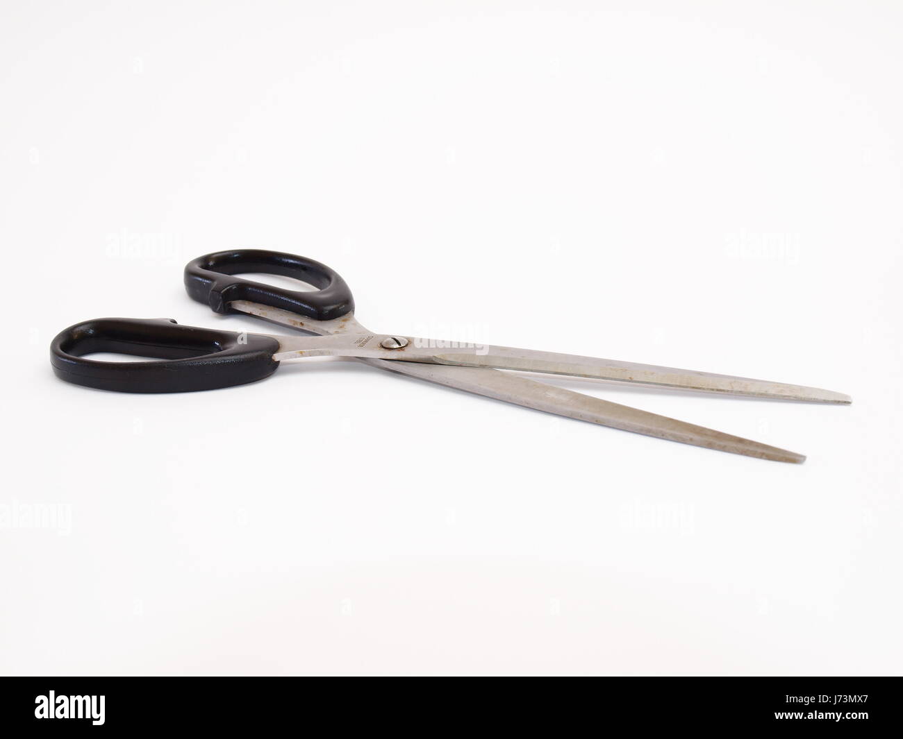 tool object cut scissors scissor barber haircut old white isolated ...