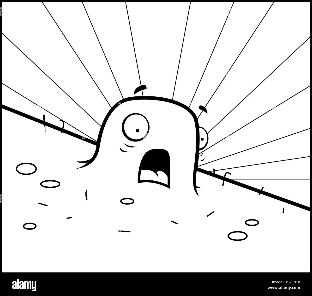 A cartoon wart with a worried expression Stock Vector Image & Art - Alamy