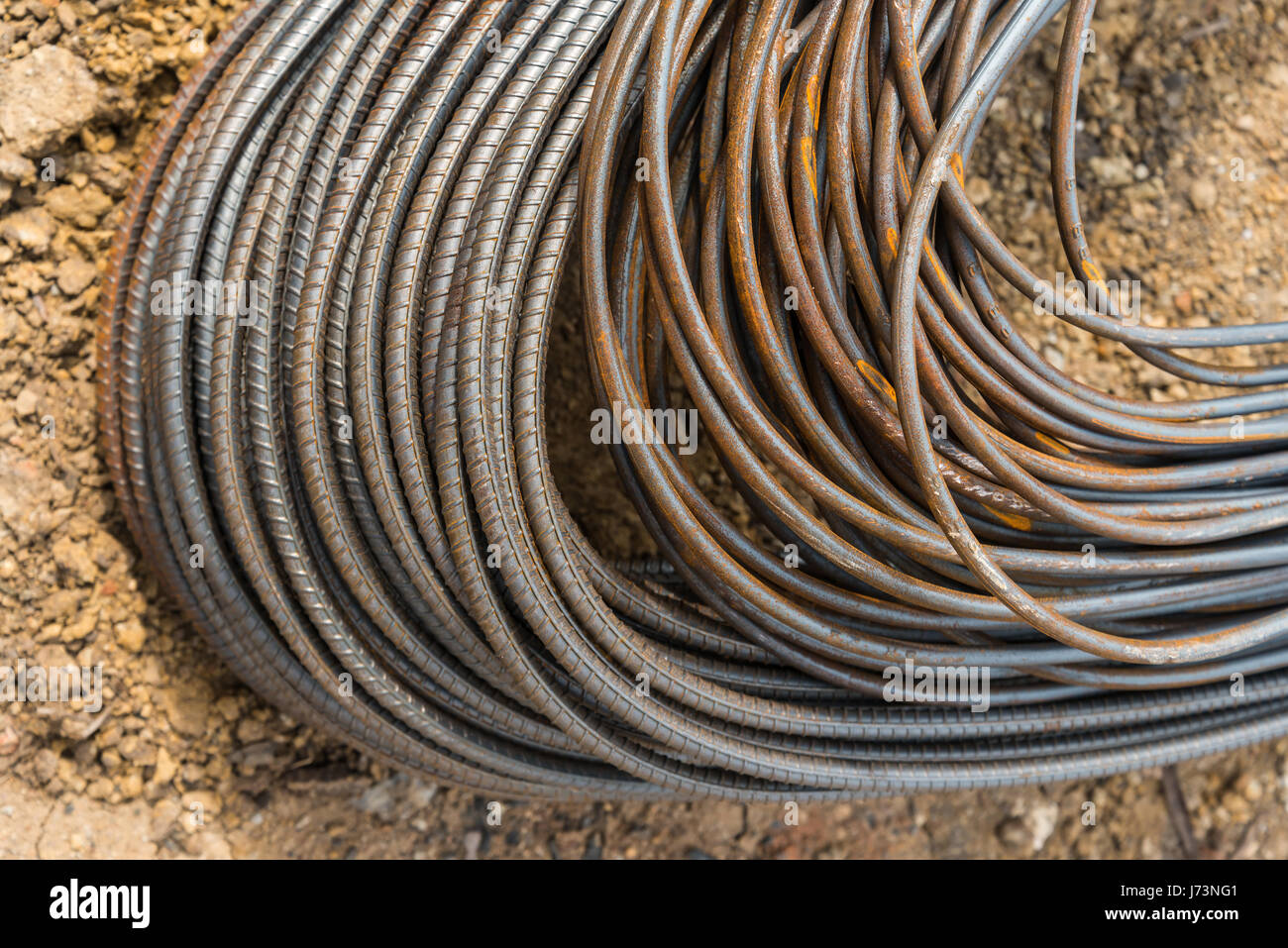 Steel rods bars used reinforce hi-res stock photography and images - Alamy