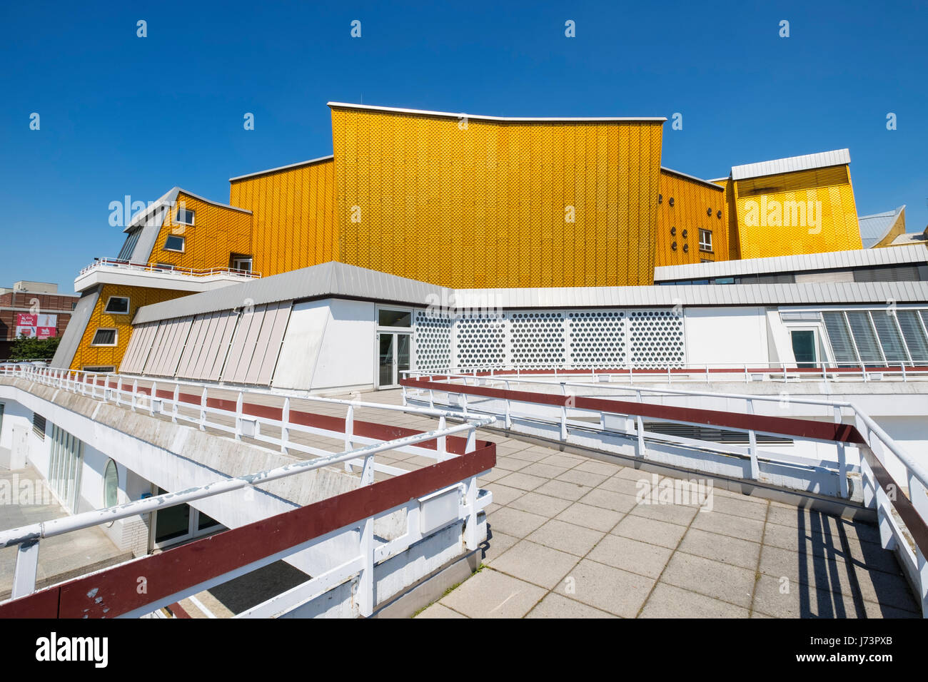 Exterior view of Berlin Philharmonie concert hall, home of Berlin ...