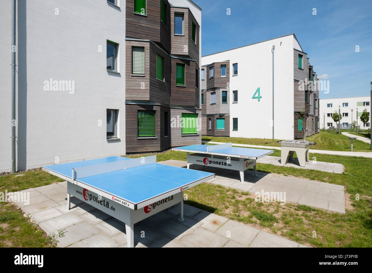 New modern student apartment accomodation blocks at the Science and ...