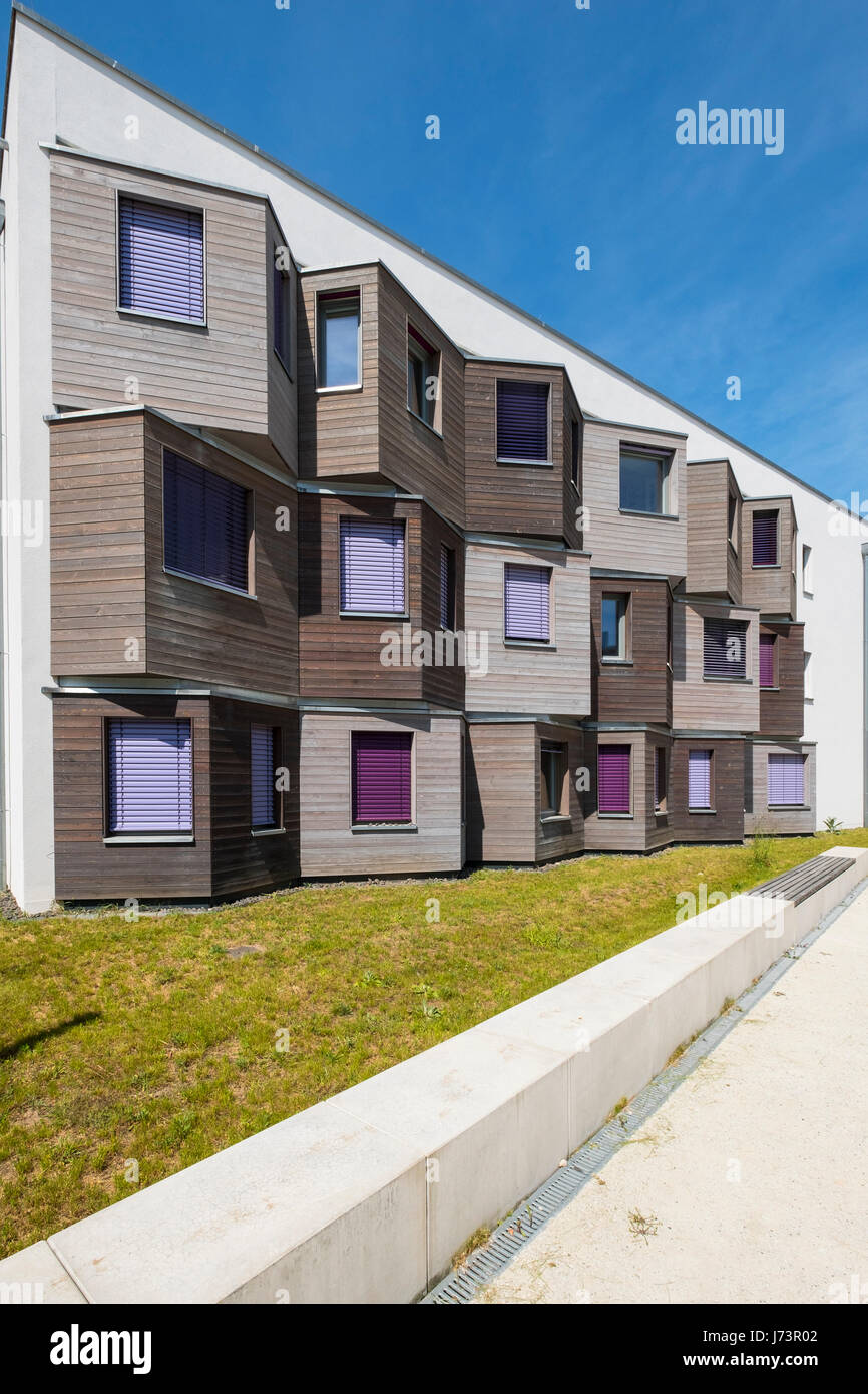 New modern student apartment accomodation blocks at the Science and ...