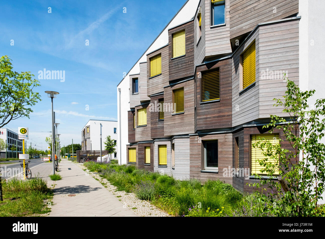 New modern student apartment accomodation blocks at the Science and ...