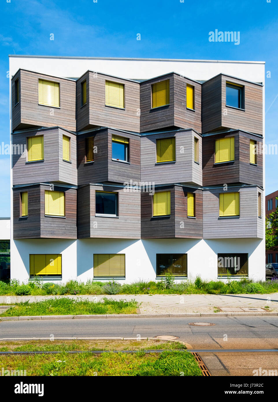 New modern student apartment accomodation blocks at the Science and ...