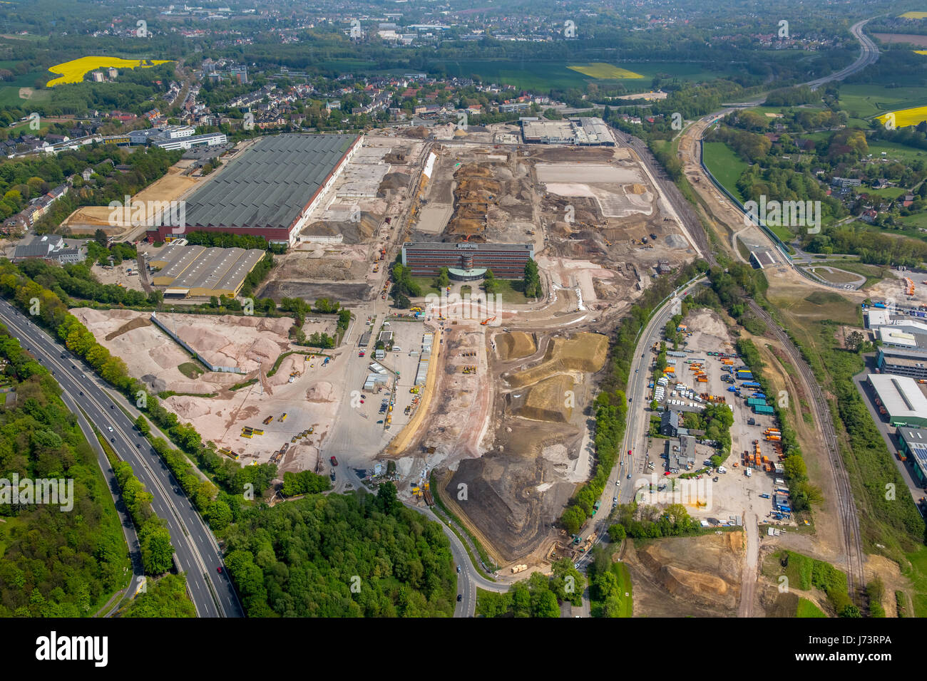 Ruhr area map hi-res stock photography and images - Alamy
