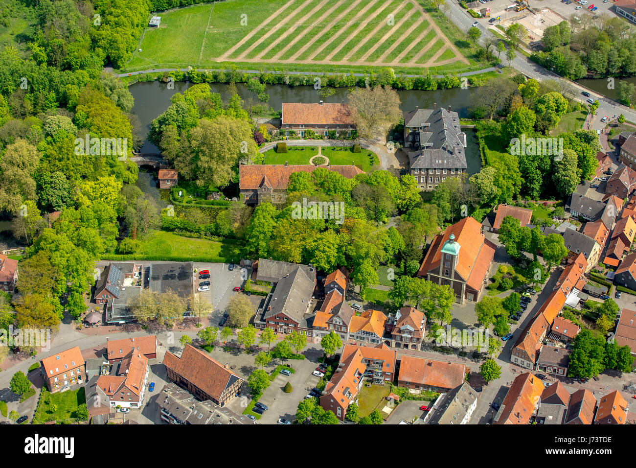 Drensteinfurt castle on the werse hi-res stock photography and images ...