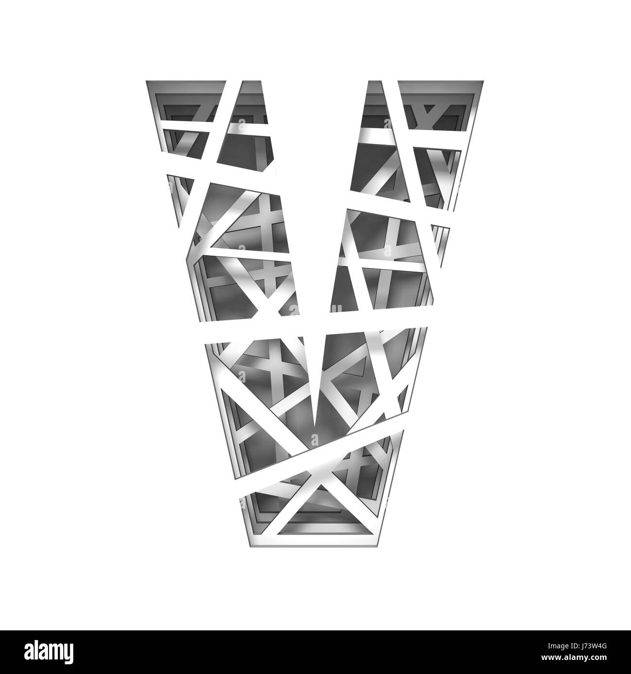 Paper cut out font letter hi-res stock photography and images - Alamy