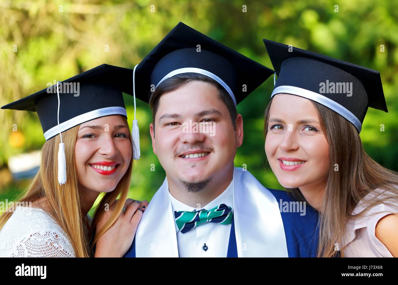 Group of happy students enjoy their graduation day Stock Photo - Alamy