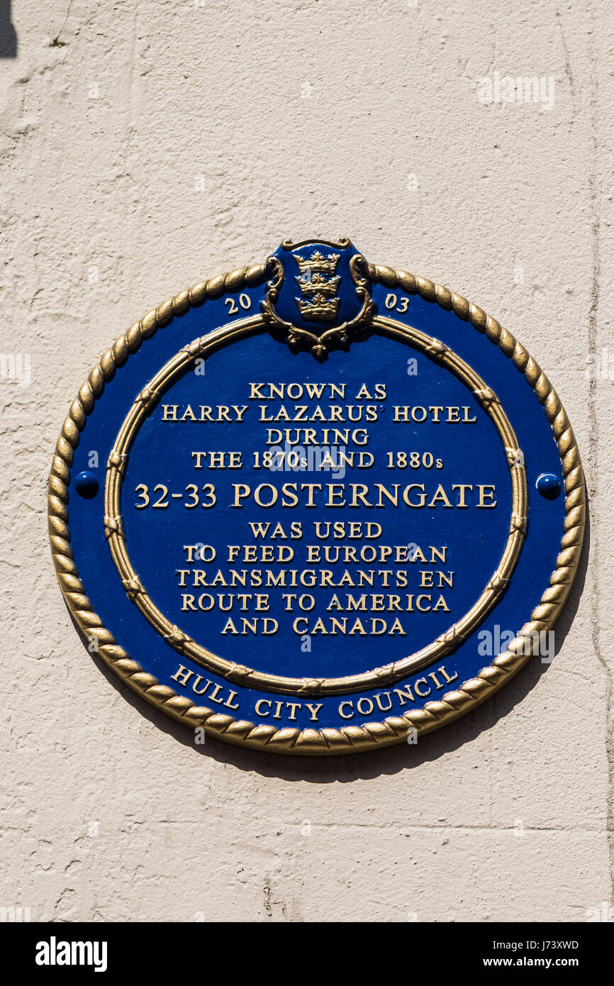 Uk england yorkshire hull posterngate hi-res stock photography and ...