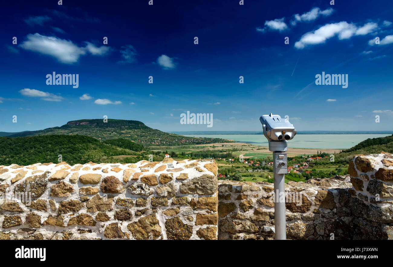 View to Badacsony from Szigliget, Hungary Stock Photo - Alamy