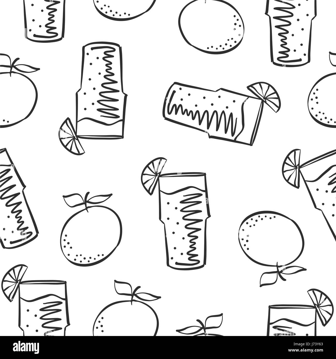 Hand draw lemon drink doodles Stock Vector Image & Art - Alamy