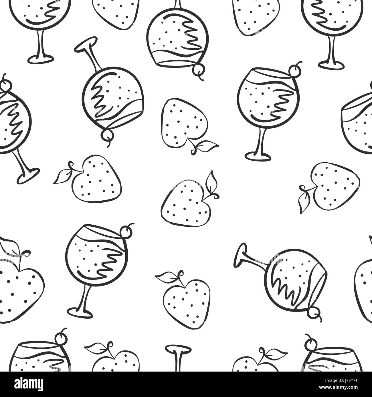 Hand draw drink doodle style Stock Vector Image & Art - Alamy