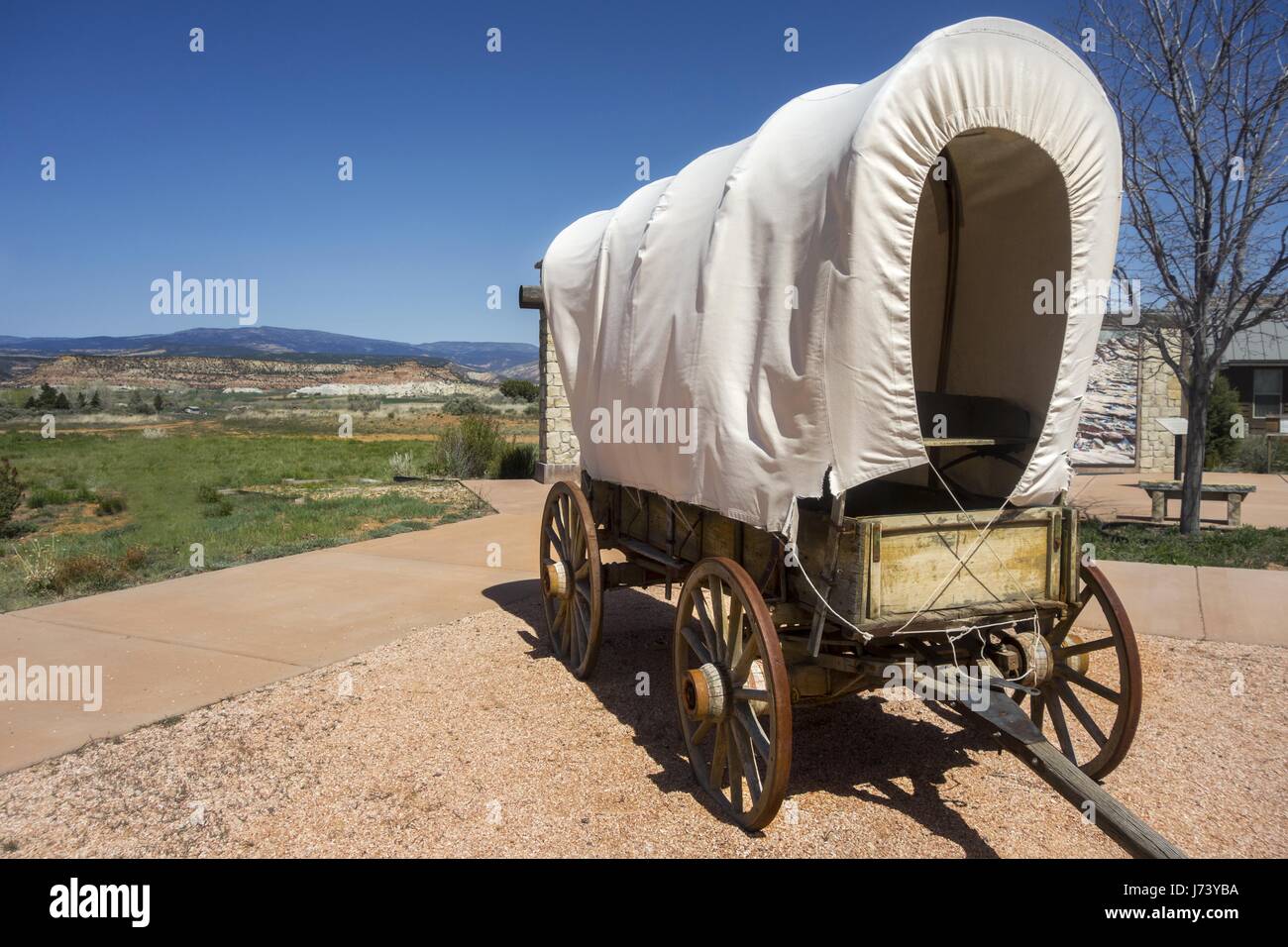 Wagon Settlers Wild West High Resolution Stock Photography and Images ...