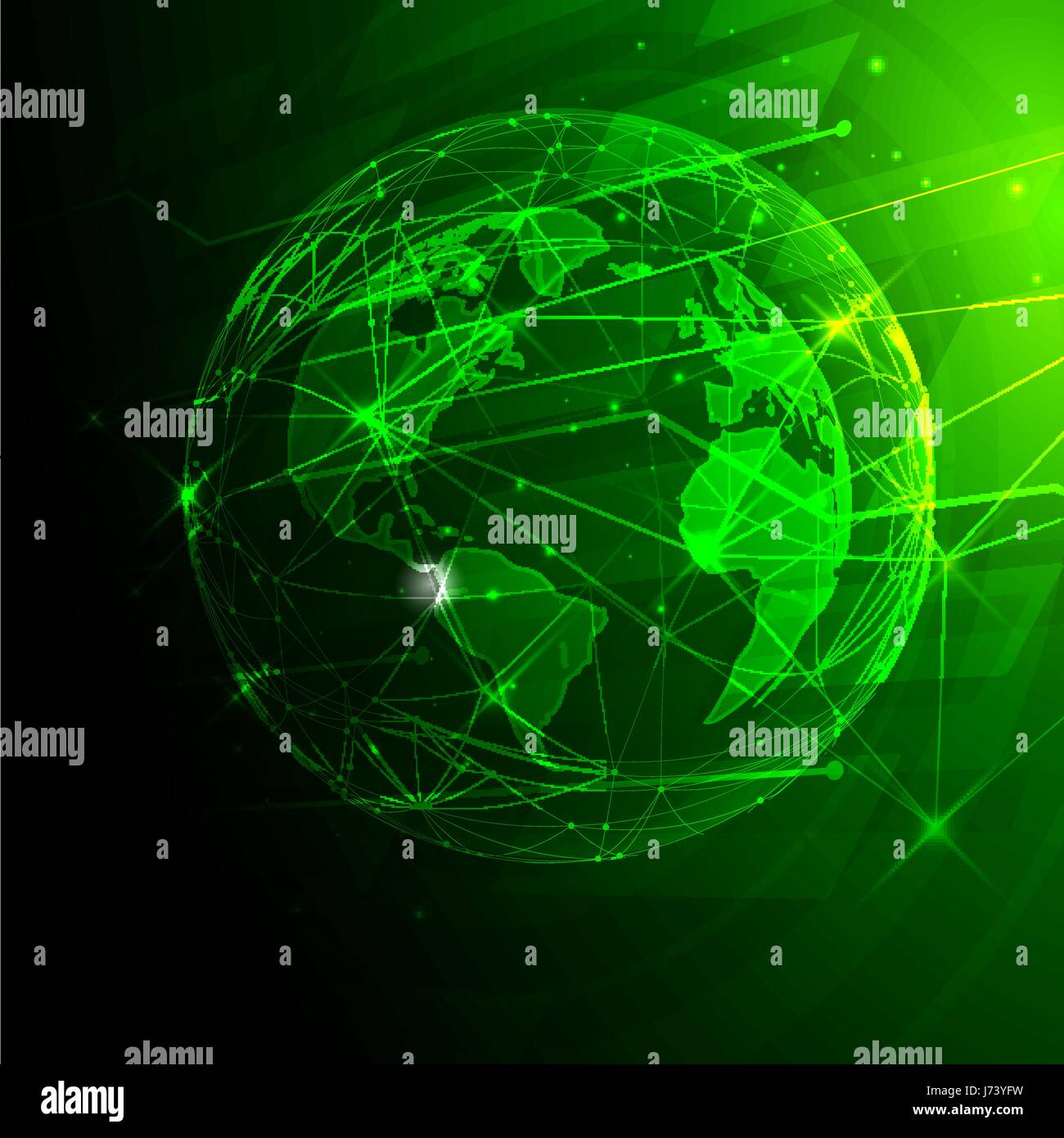 The earth matrix Stock Vector Images - Alamy