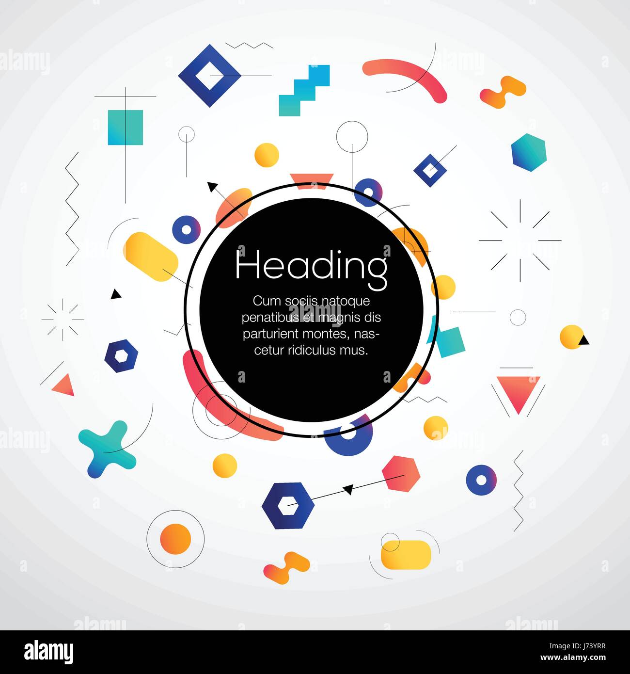 Memphis background copy space Stock Vector Images - Alamy