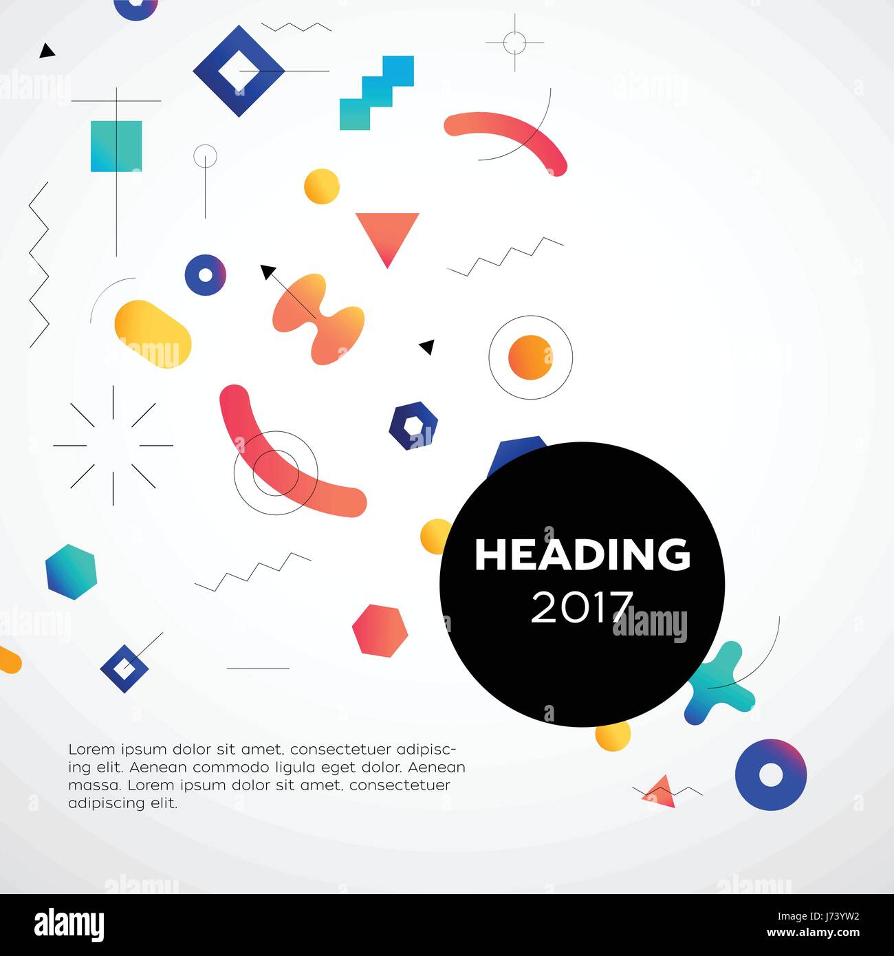 Memphis background copy space Stock Vector Images - Alamy