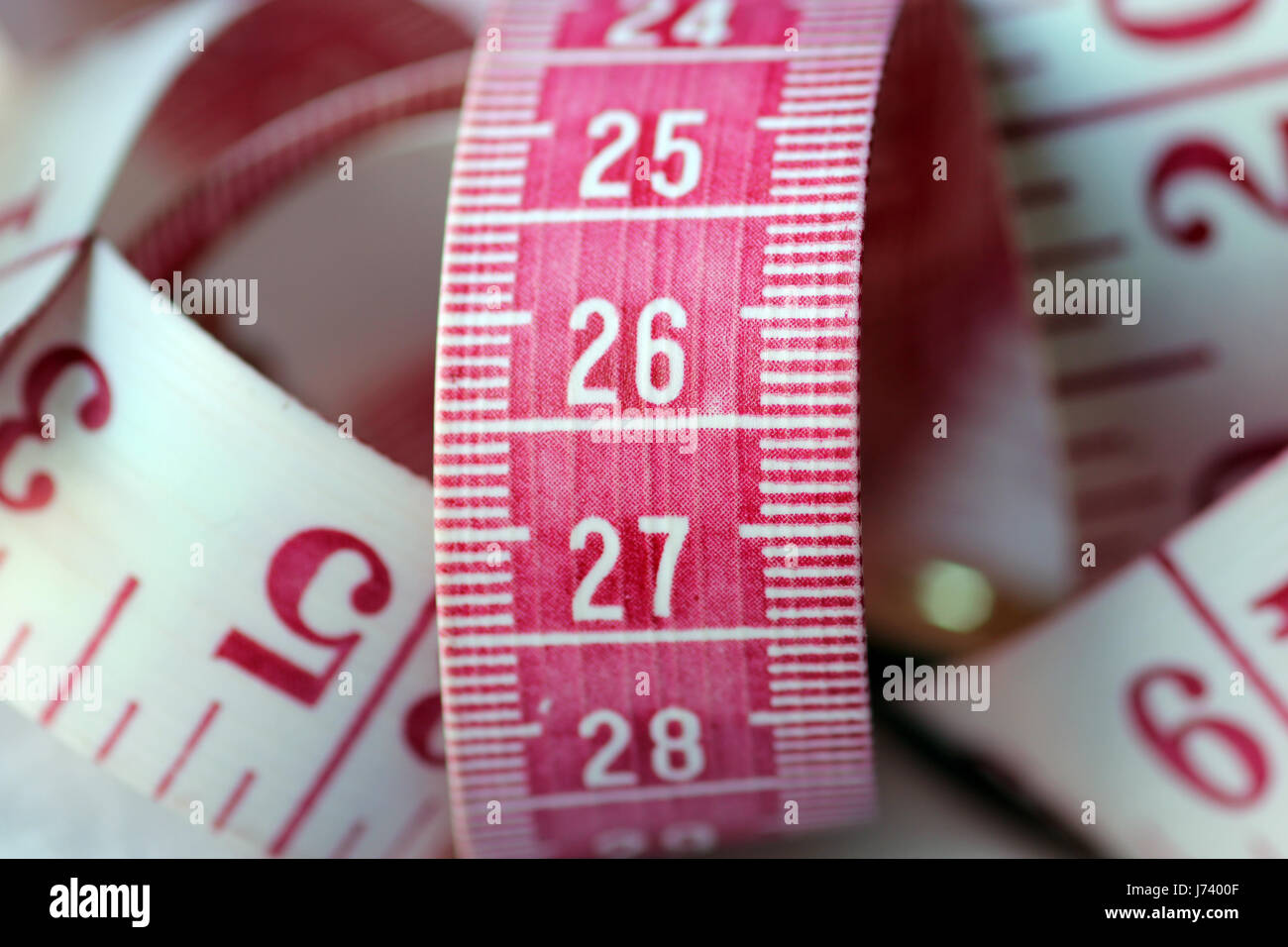 macro image measuring tape Stock Photo - Alamy