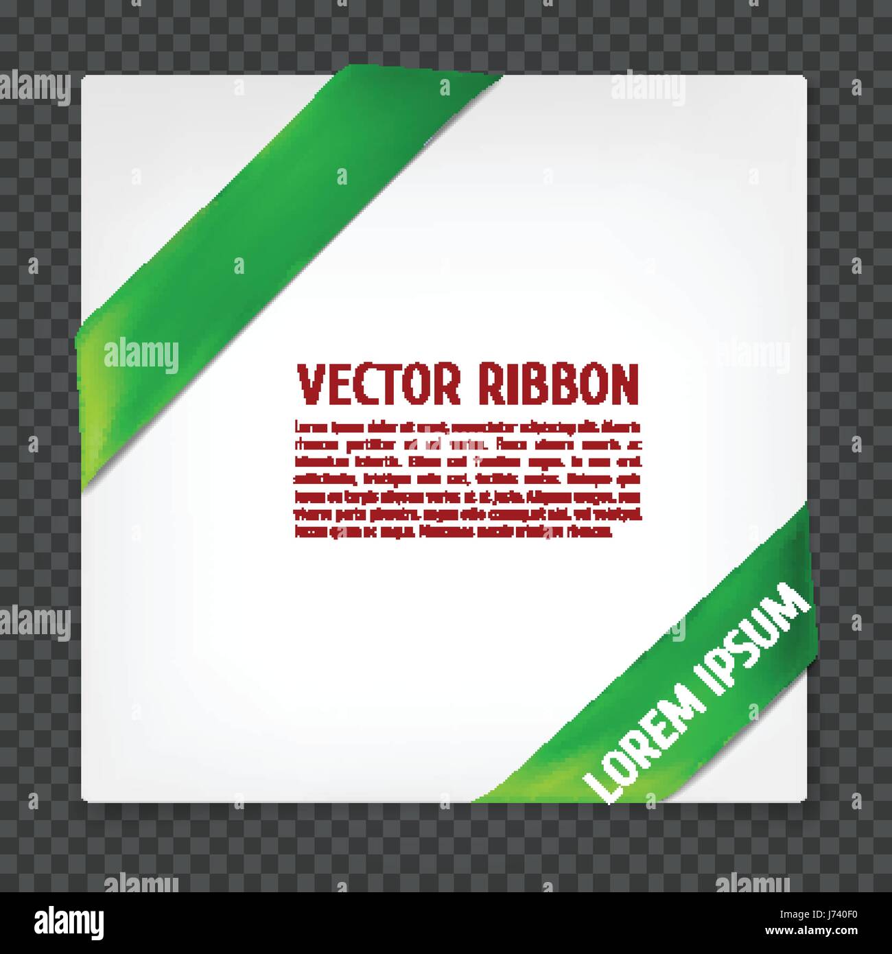 Corner vector ribbon Stock Vector Image & Art - Alamy