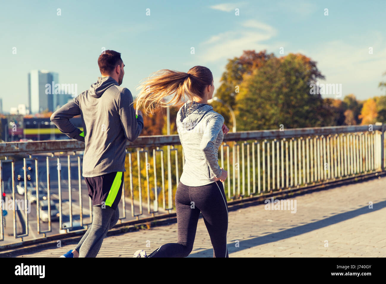 Back view running woman beautiful hi-res stock photography and images ...
