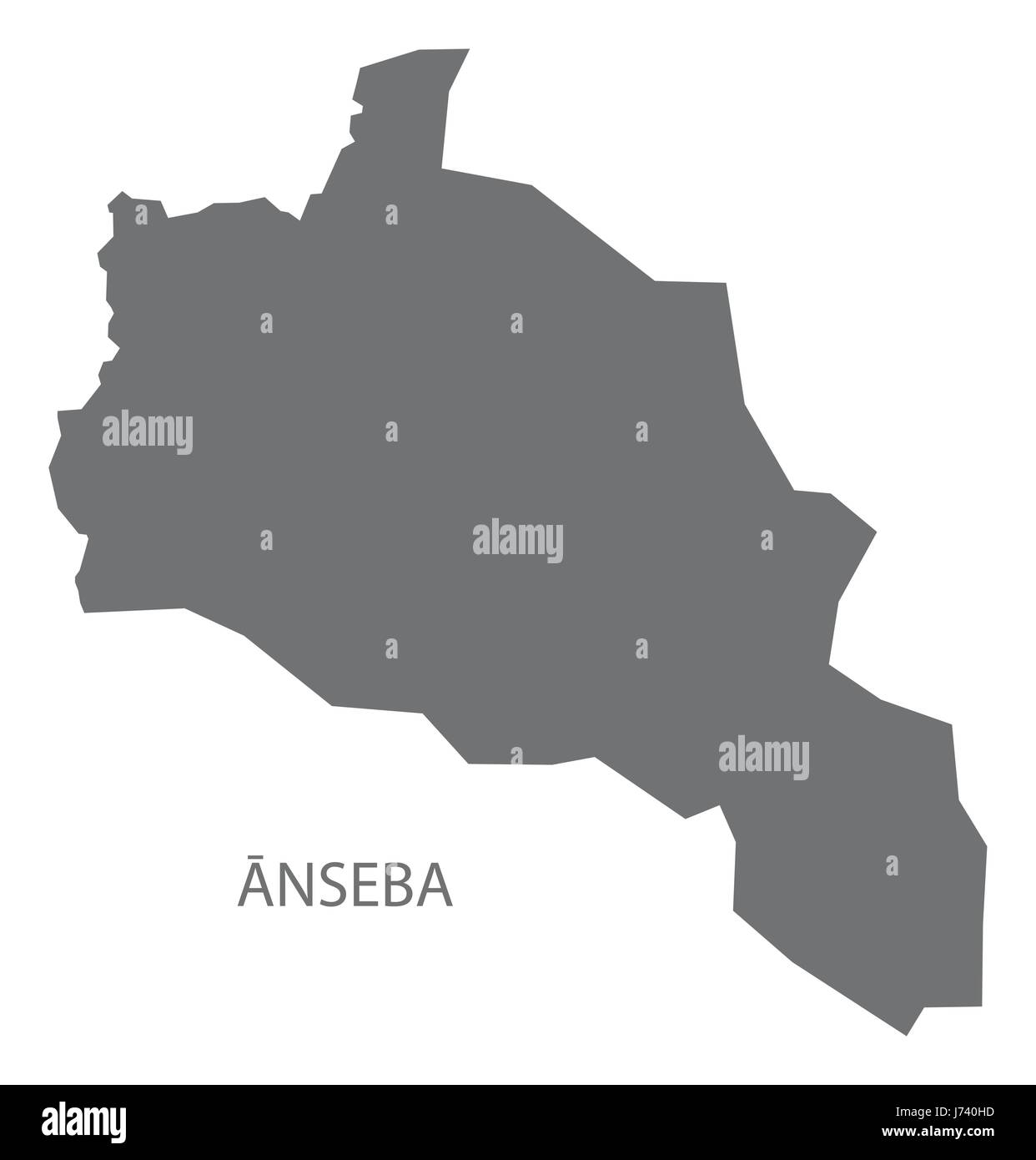 Anseba vector map Cut Out Stock Images & Pictures - Alamy