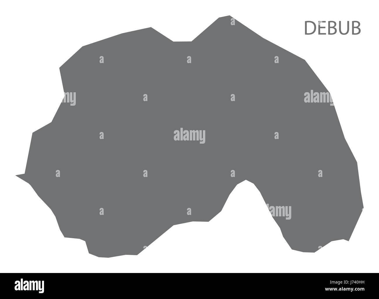 Debub silhouette map hi-res stock photography and images - Alamy