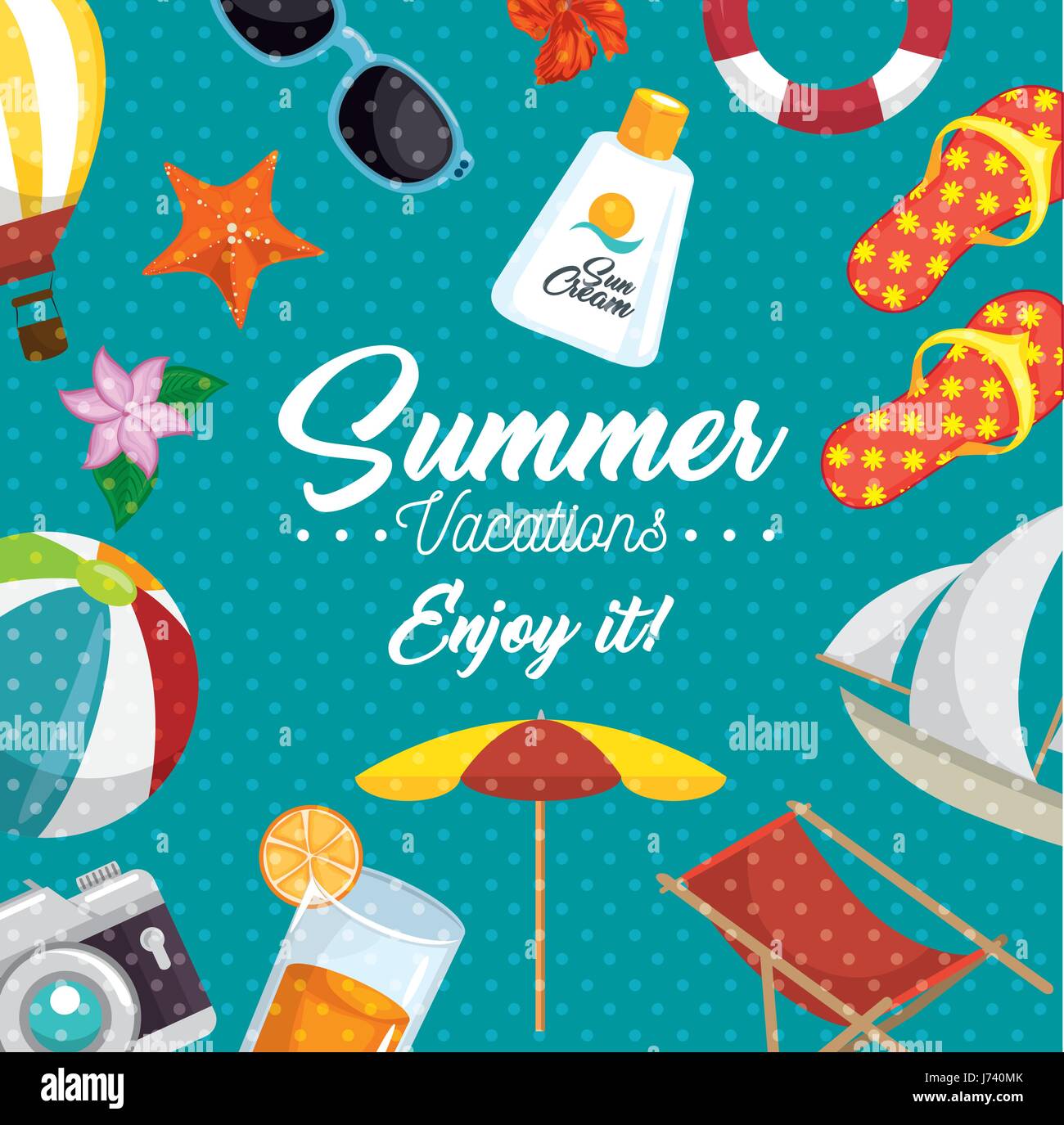 Summer beach design Stock Vector Image & Art - Alamy