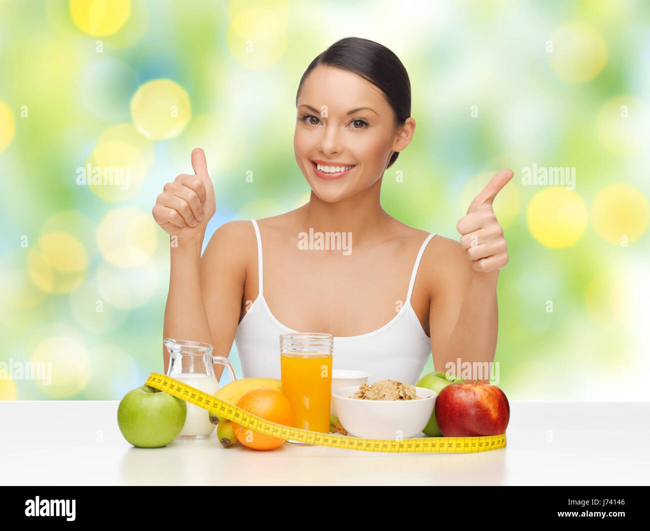 Food eating thumbs hi-res stock photography and images - Alamy