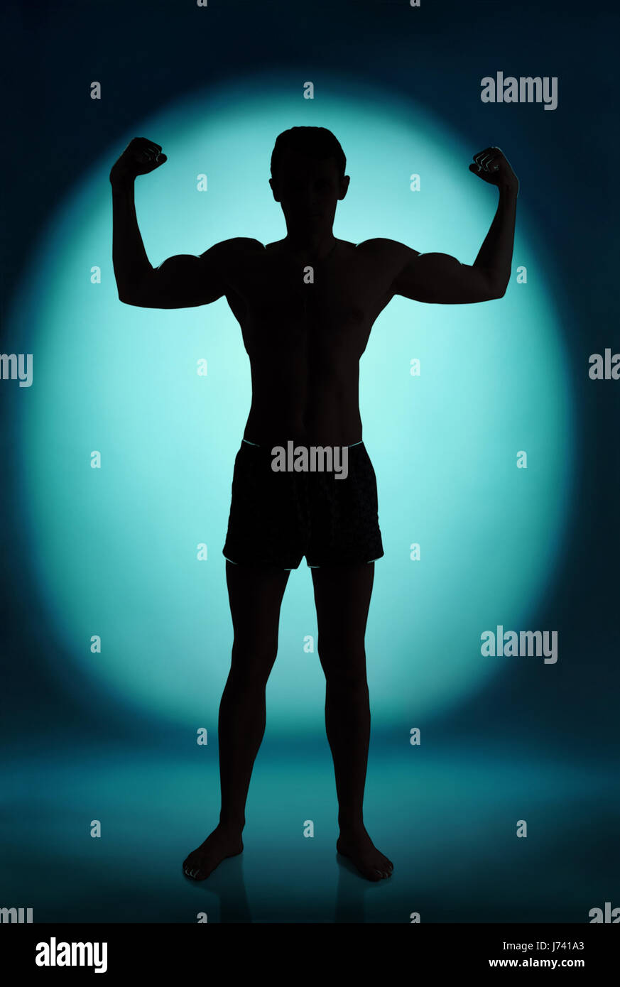 Bodybuilder and shadow hi-res stock photography and images - Alamy
