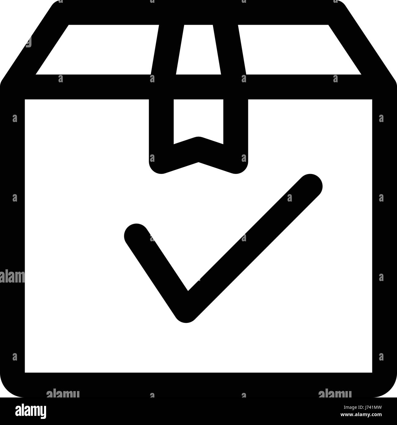 delivery box check Stock Vector Image & Art - Alamy