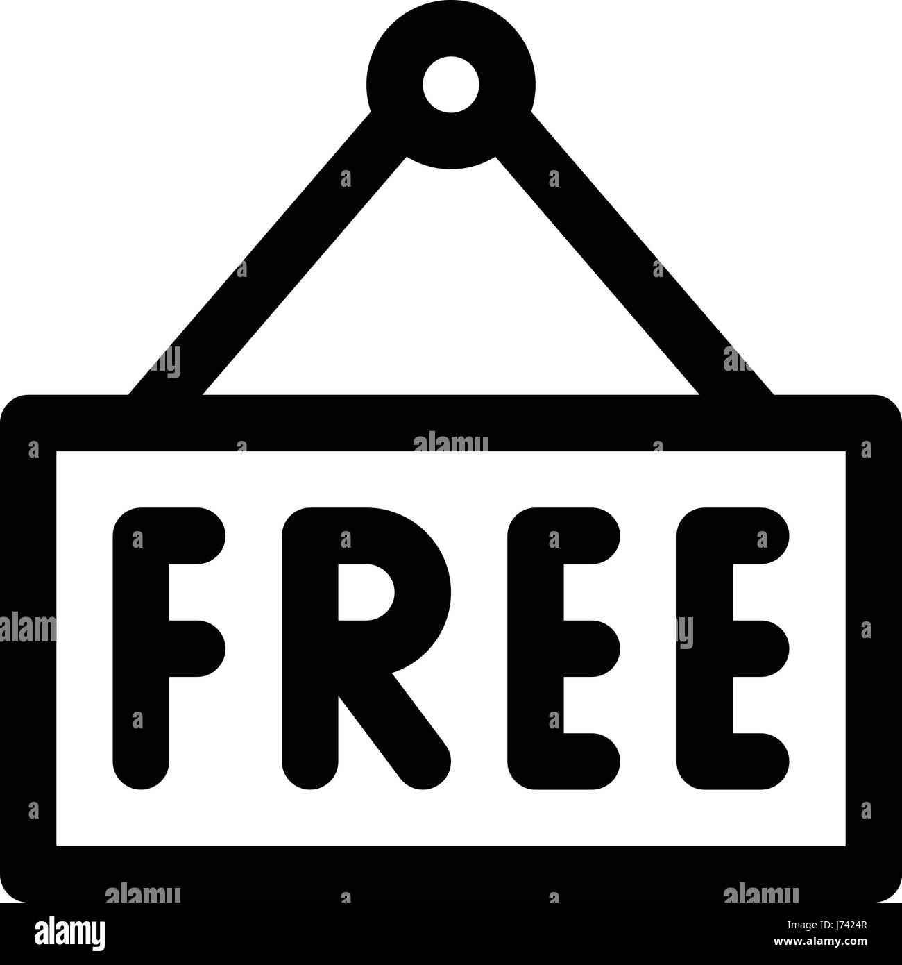 free hang sign Stock Vector Image & Art - Alamy