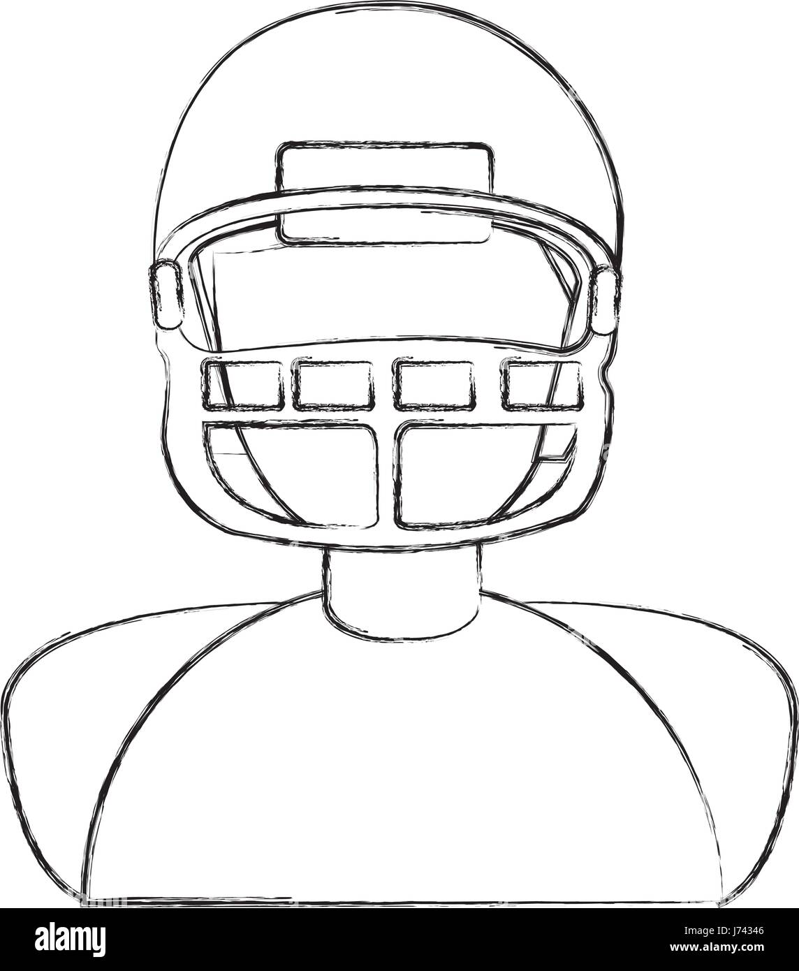 american football player avatar Stock Vector Image & Art - Alamy