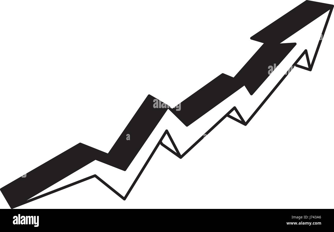 arrow increase isolated icon Stock Vector Image & Art - Alamy