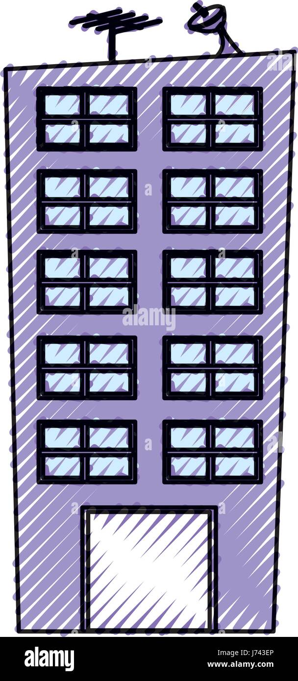 exterior building drawing icon Stock Vector Image & Art - Alamy