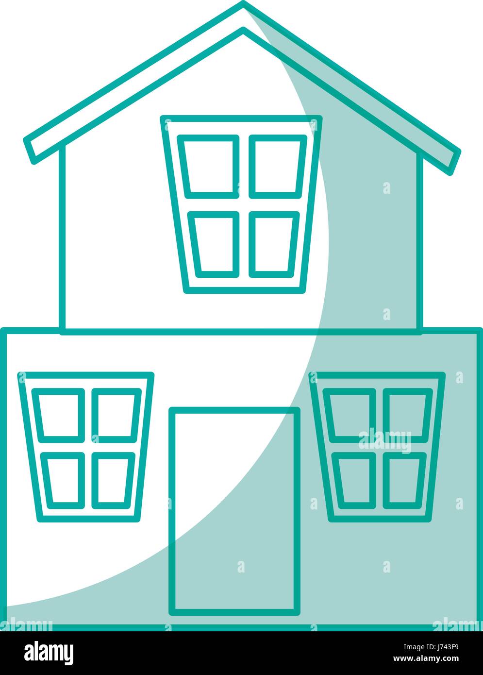 exterior house isolated icon Stock Vector Image & Art - Alamy