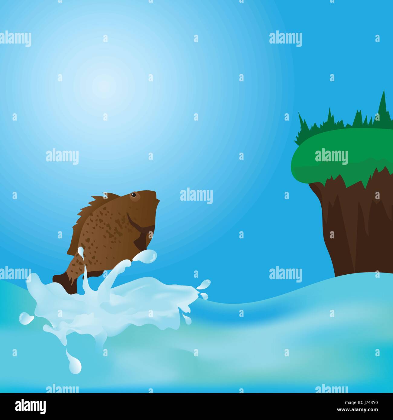 Catching the sunset Stock Vector Images - Alamy