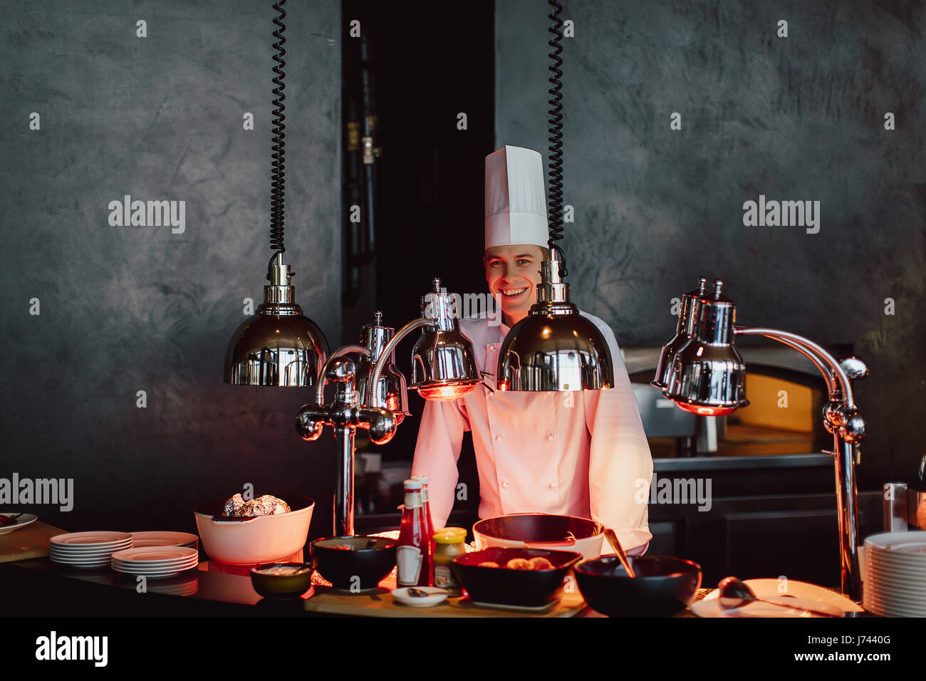 Food buffet in restaurant hi-res stock photography and images - Alamy