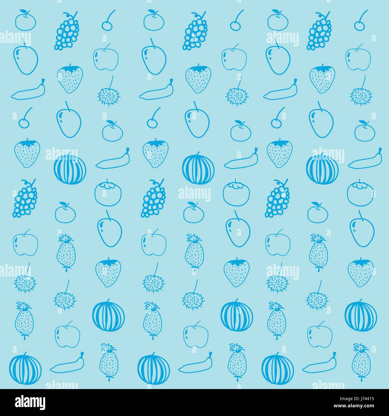fruit background pattern, Vector illustration Stock Vector Image & Art ...