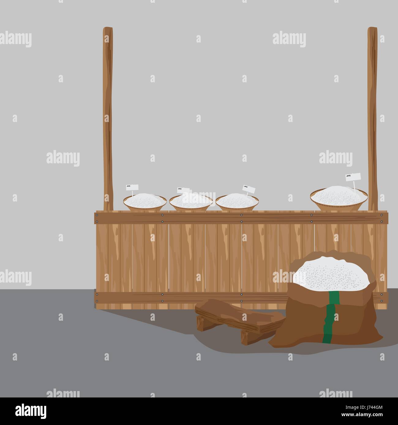 Roadside rice shop Vector illustration Stock Vector Image & Art - Alamy