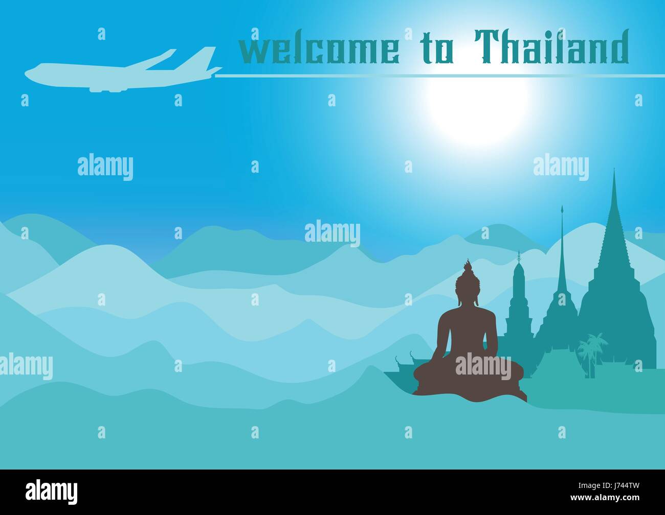 Welcome to thailand vector vectors hi-res stock photography and images ...