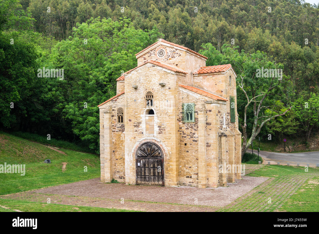 Pre- Romanesque church of San Miguel de Lillo, 9th. century, Oviedo ...