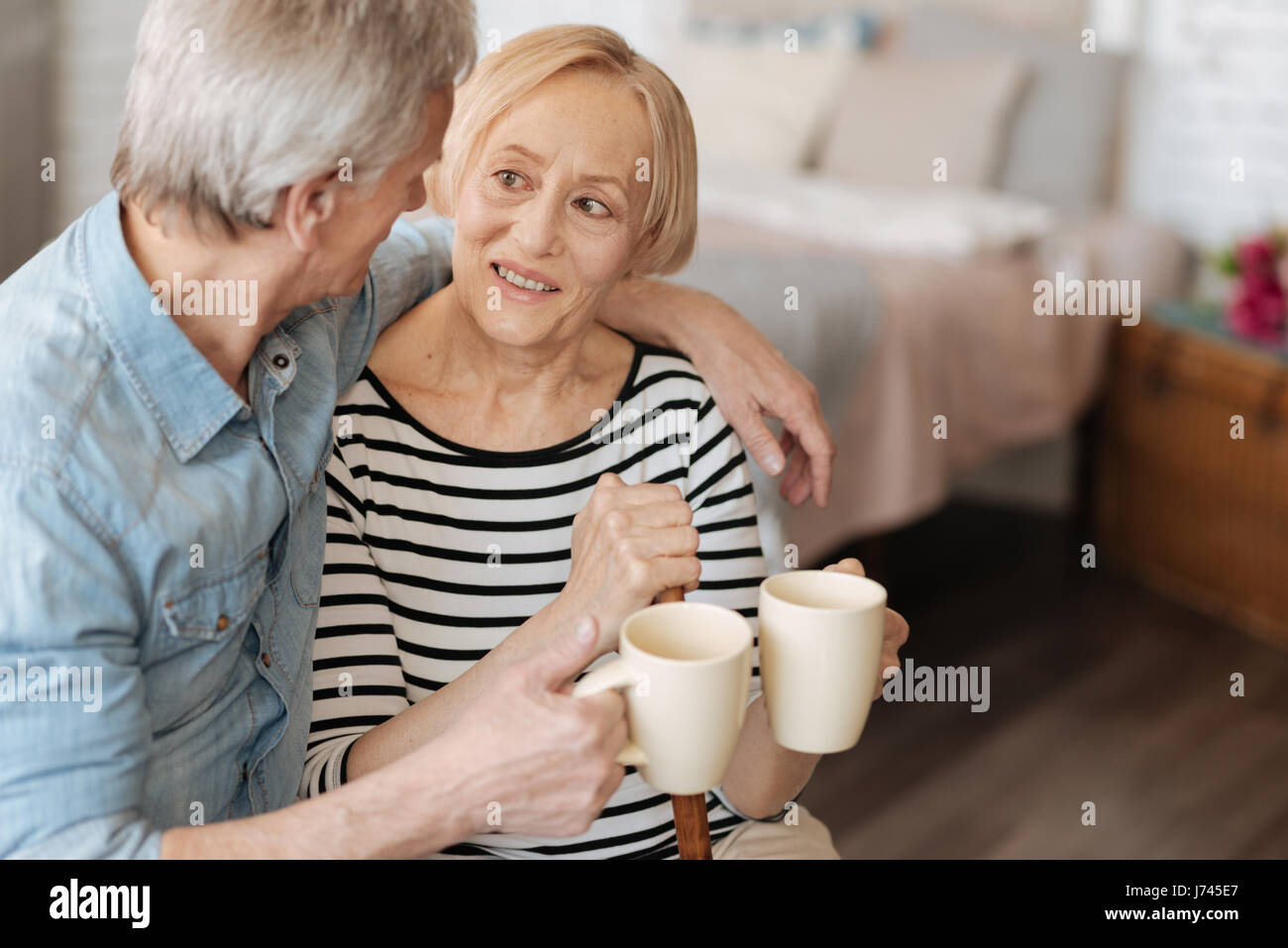 Family having tea hi-res stock photography and images - Alamy