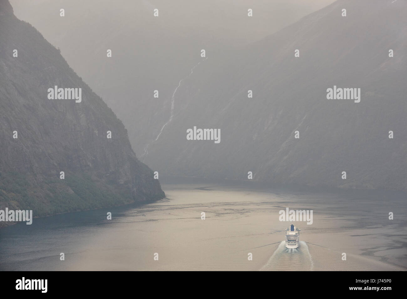 Norwegian fjord landscape. Cruise travel. Travel Norway tourism ...