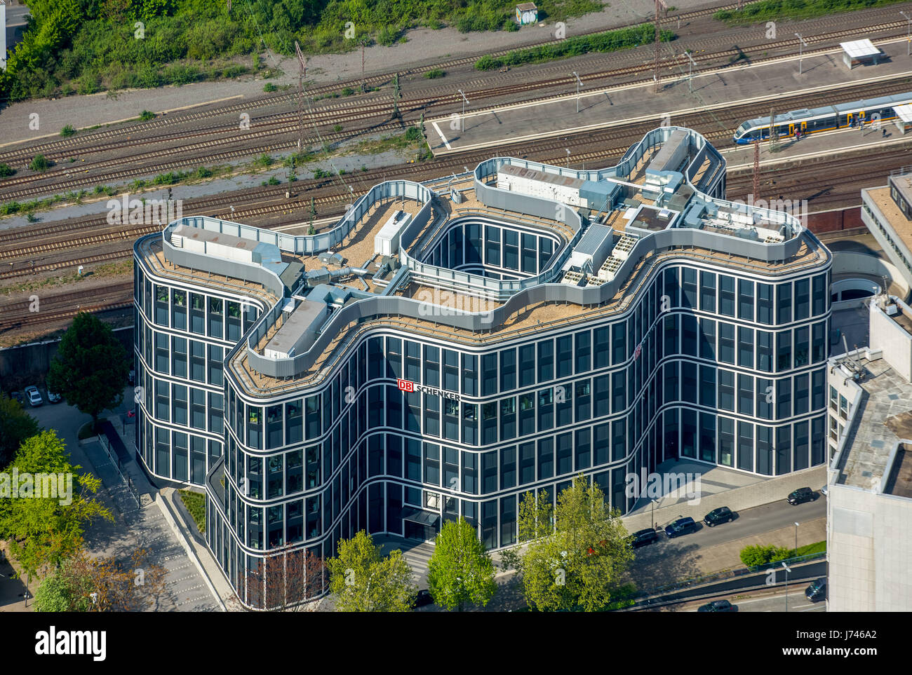 Schenker headquarters, logistics company, Essen, Ruhr area, North Rhine ...