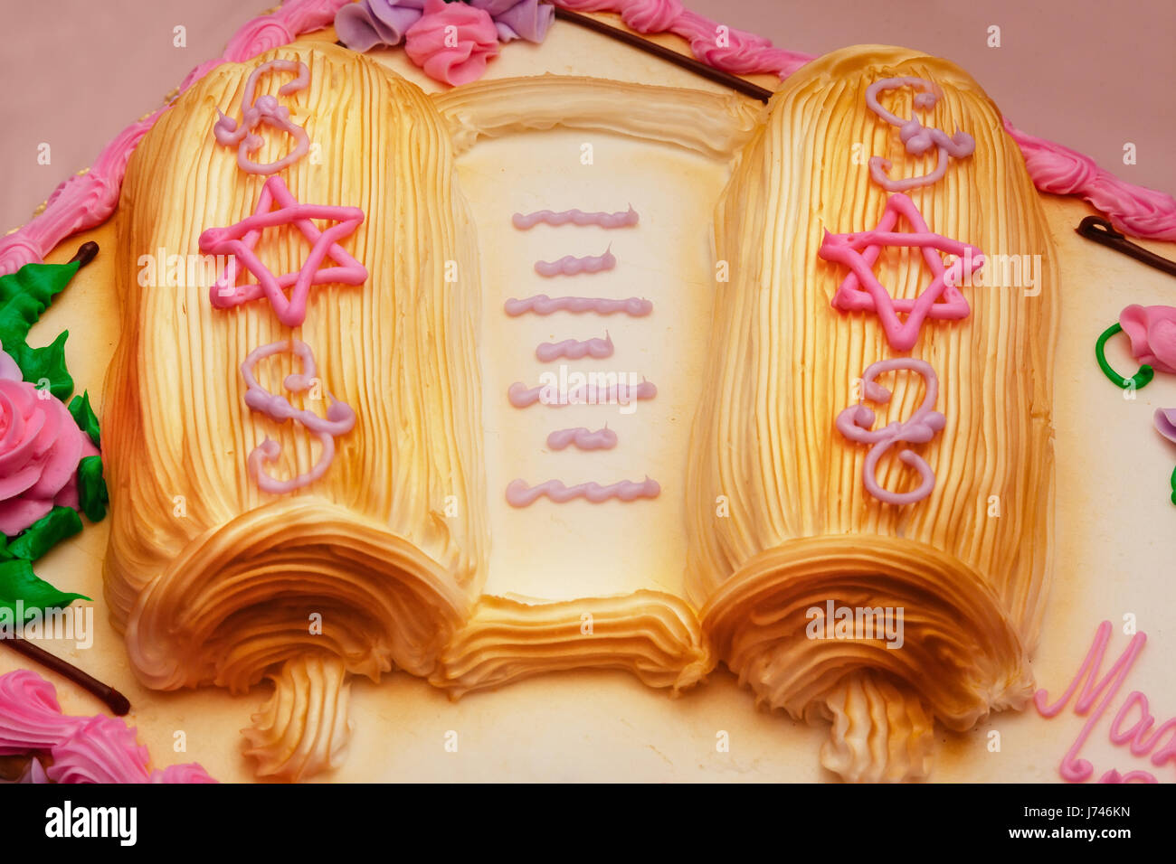 Jewish judaism table culture holiday torah tova Stock Photo - Alamy