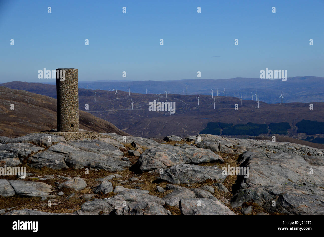 Concrete triangulation point hi-res stock photography and images - Alamy