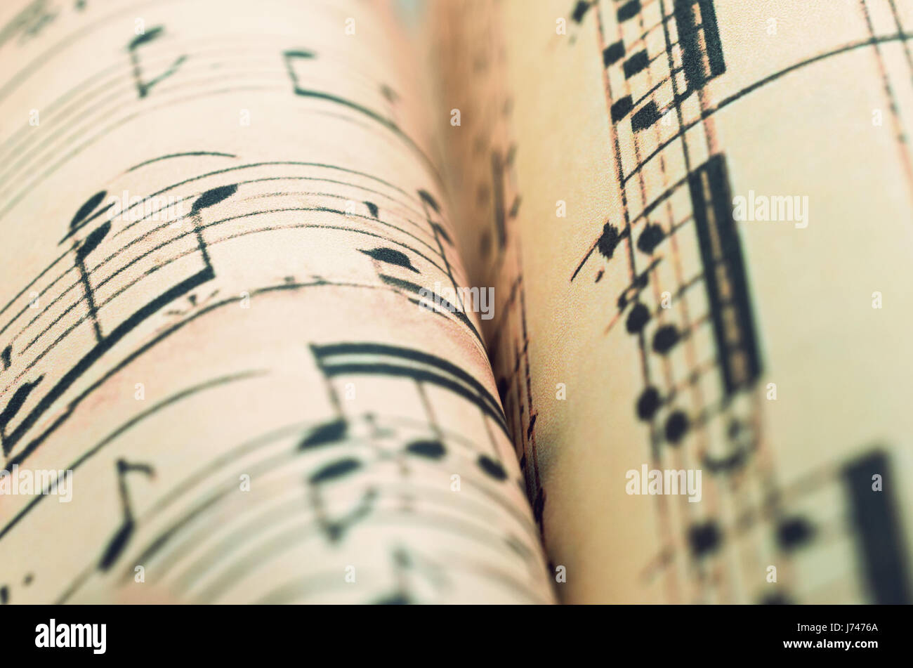 Vintage Music Notes Photography